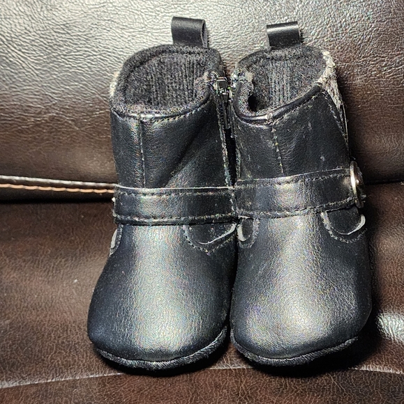 Laura Ashley | Shoes | Infant Laura Ashley Black Boots Size 2c | Poshmark
